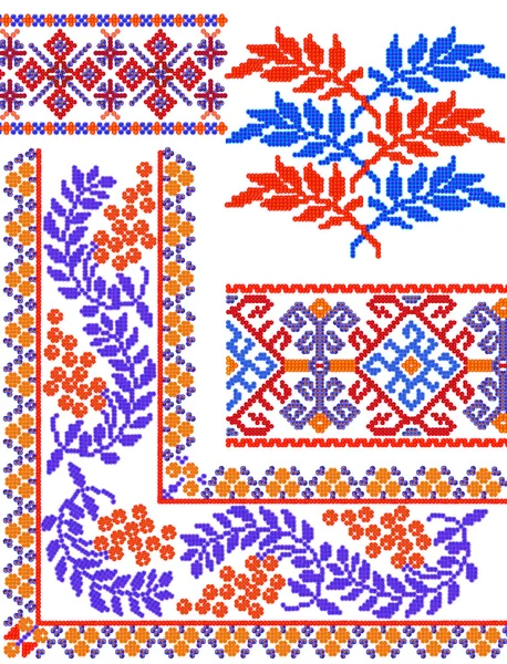Ukrainian national traditional shirt pattern isolated Stock Photo by ...