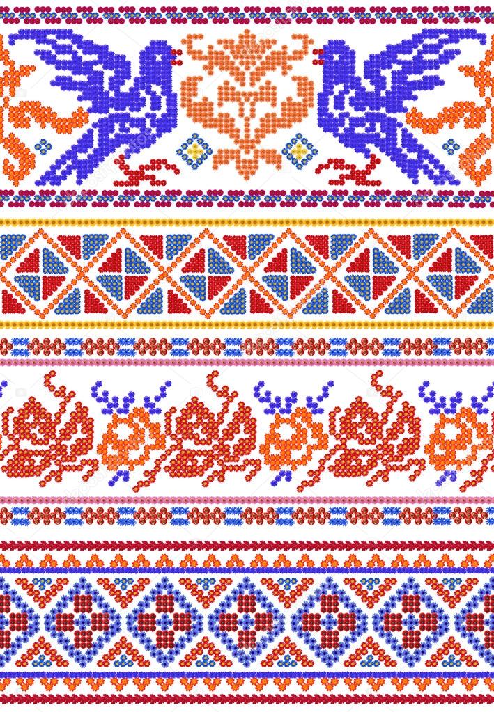 National Russian patterns — Stock Photo © vilaxlt #62843405