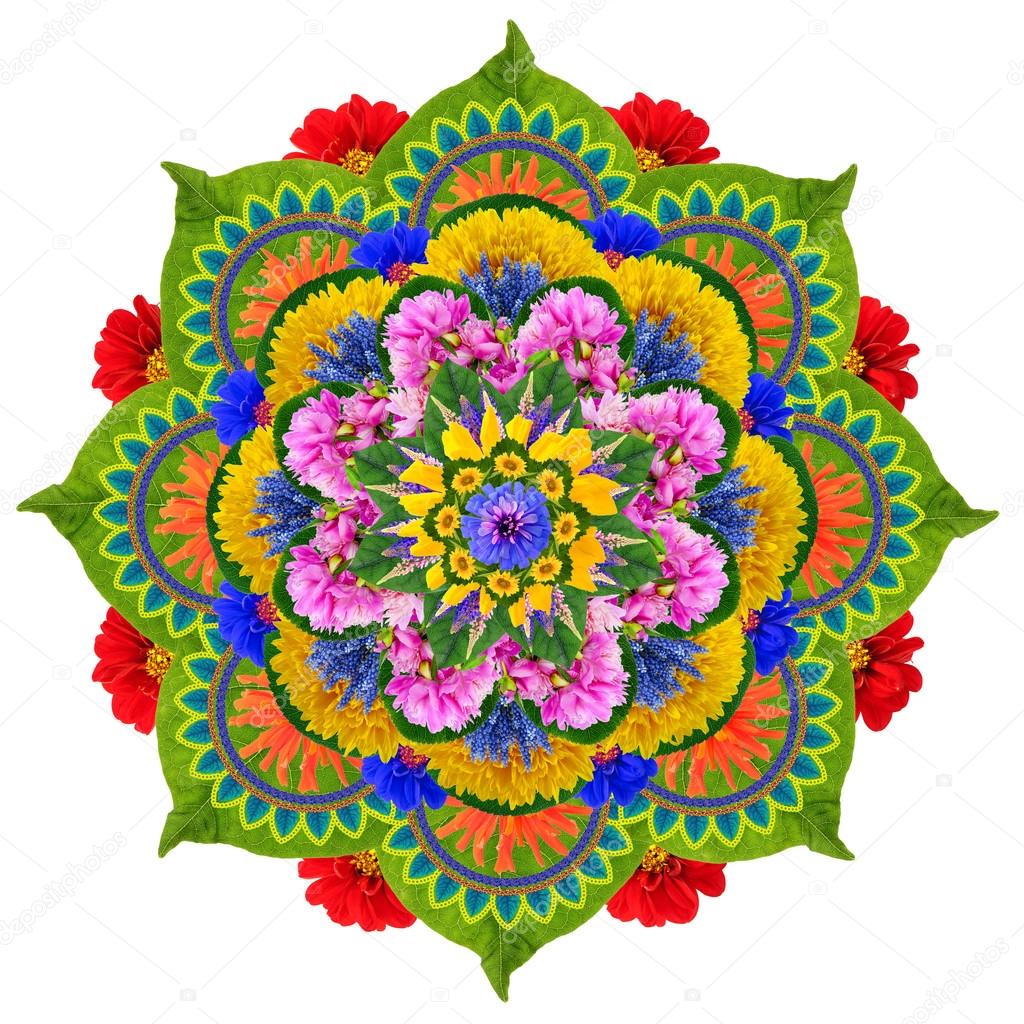Sacred Lotus mandala — Stock Photo © vilaxlt #66460893