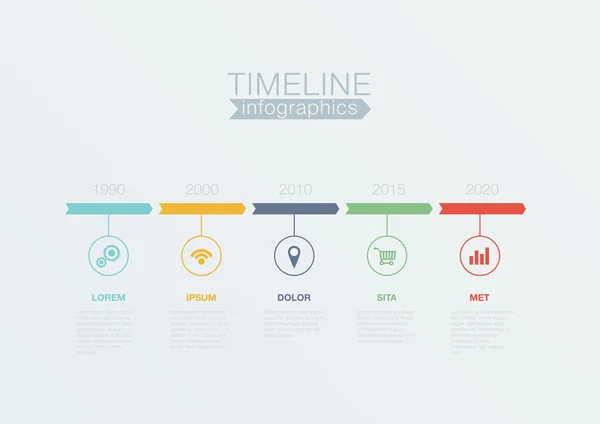 Timeline Infographic Psd Free