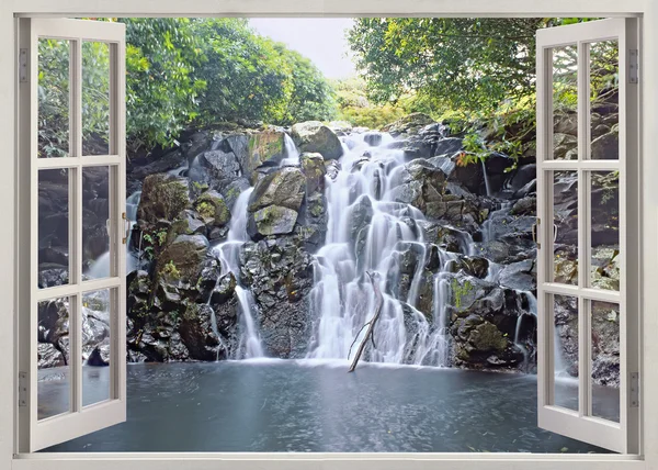 Chutes de Tatinga Falls Comoros islands — Stock Photo © leksele #34238967