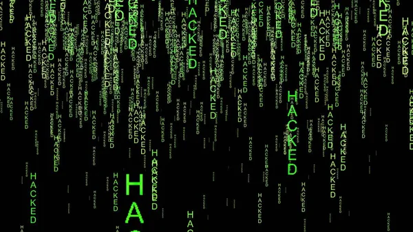 Hacked data code on the web - Stock Image - Everypixel