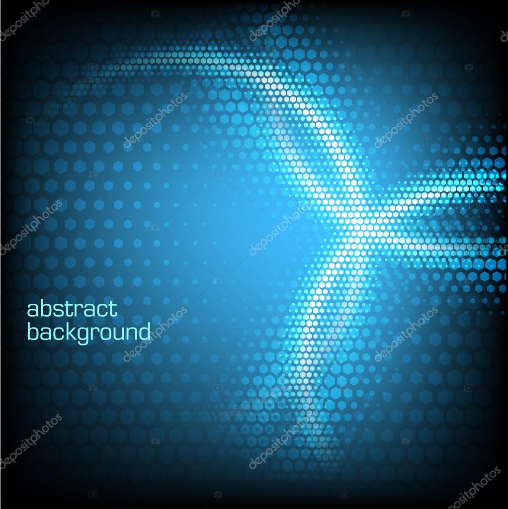 Blue abstract background Stock Vector Image by ©Ola-Ola #65429107