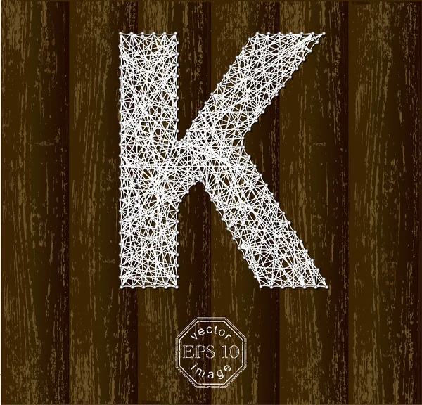 Letter W from threads Stock Vector Image by ©Ola-Ola #68236449