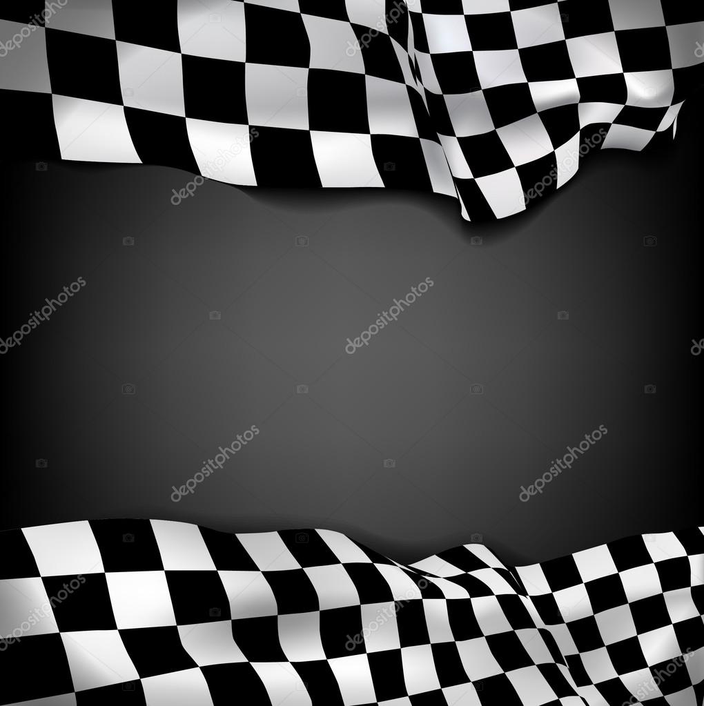 Checkered flag background Stock Vector by ©Ola-Ola 87335696