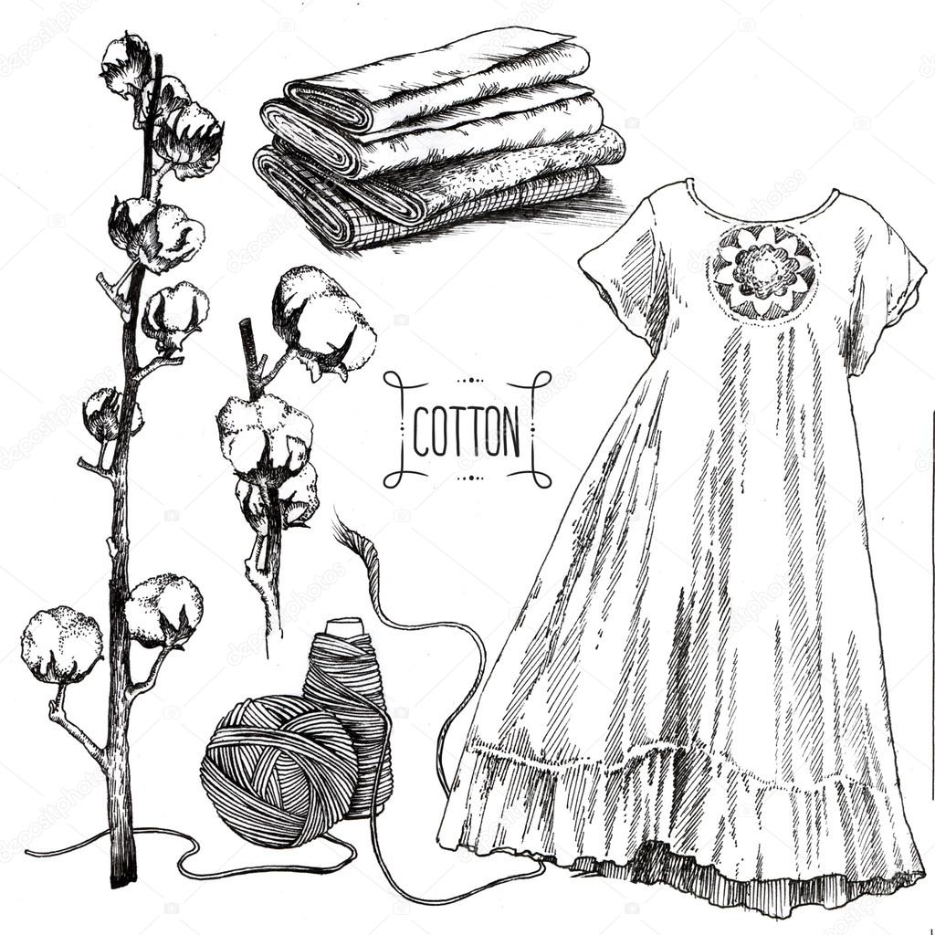 Cotton Drawing