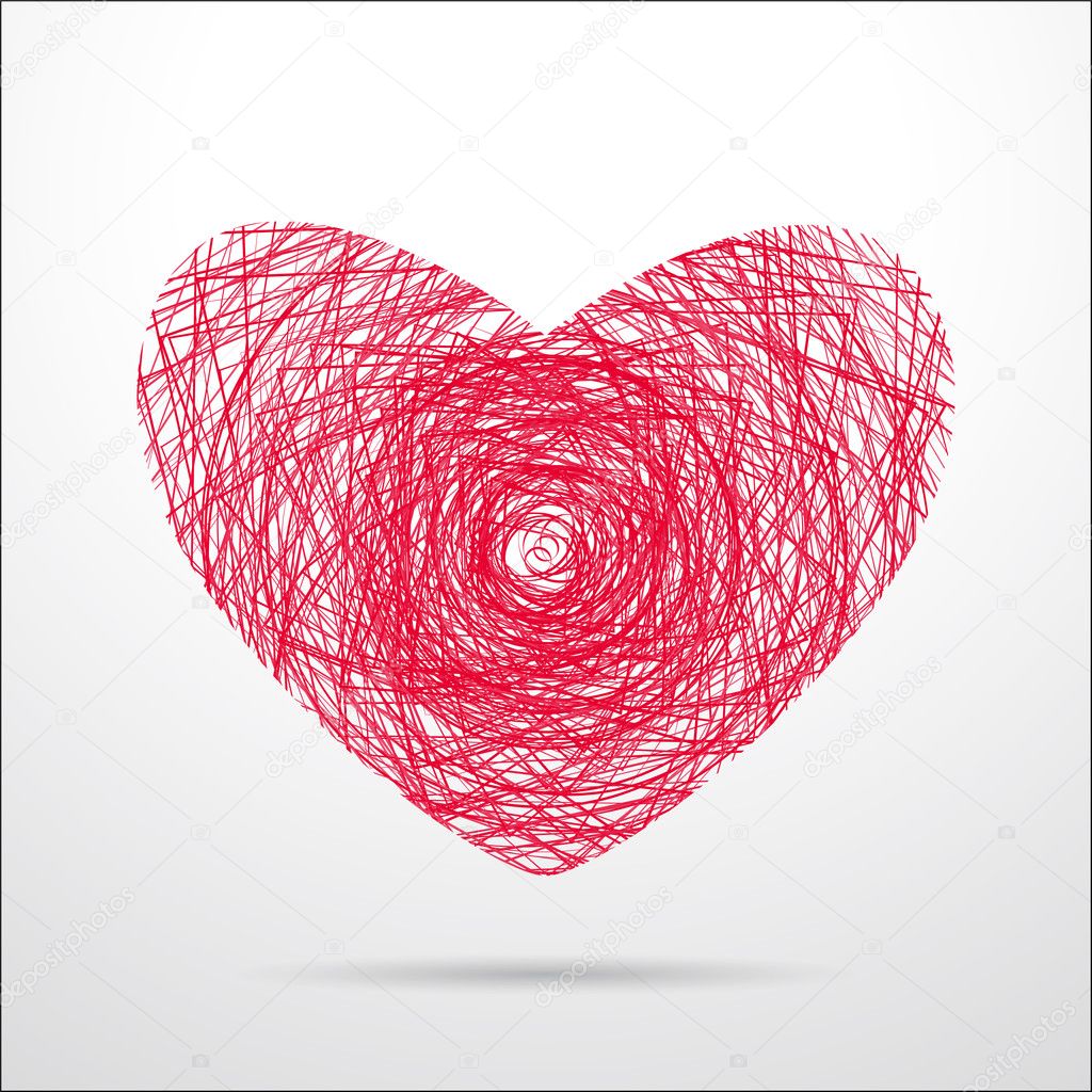 Red heart background Stock Vector Image by ©SvetlanaR #100118458