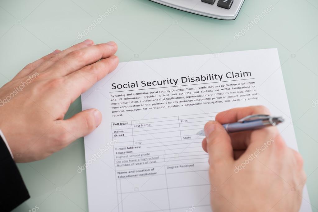 Social Security Disability Claim Form — Stock Photo © AndreyPopov ...