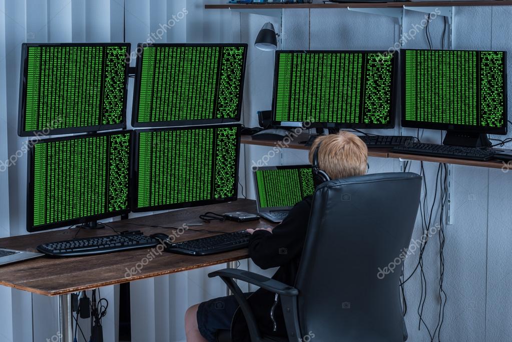 Child Using Multiple Computers — Stock Photo © AndreyPopov #119316518