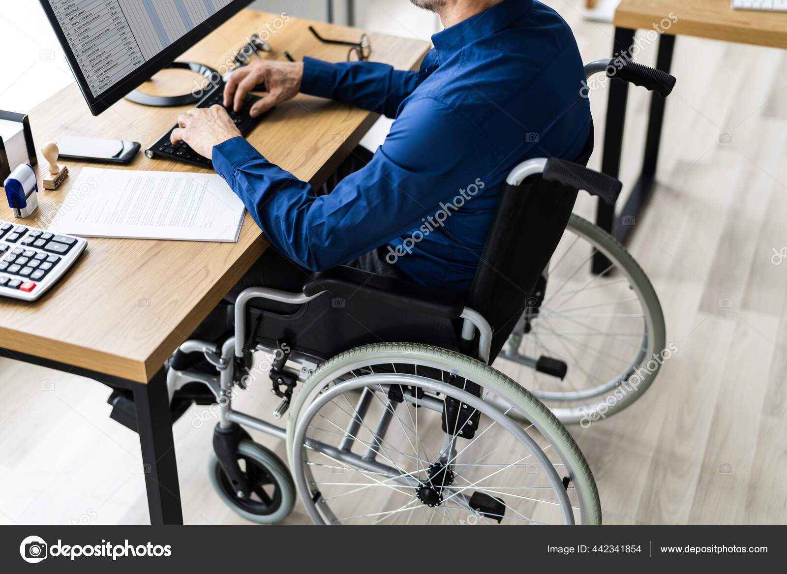 Wheelchair Computer Desk