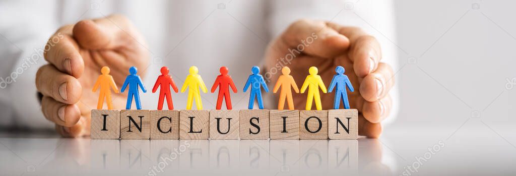 Inclusión Diversidad Igualdad Banner. Banner LGBT inclusivo 2022