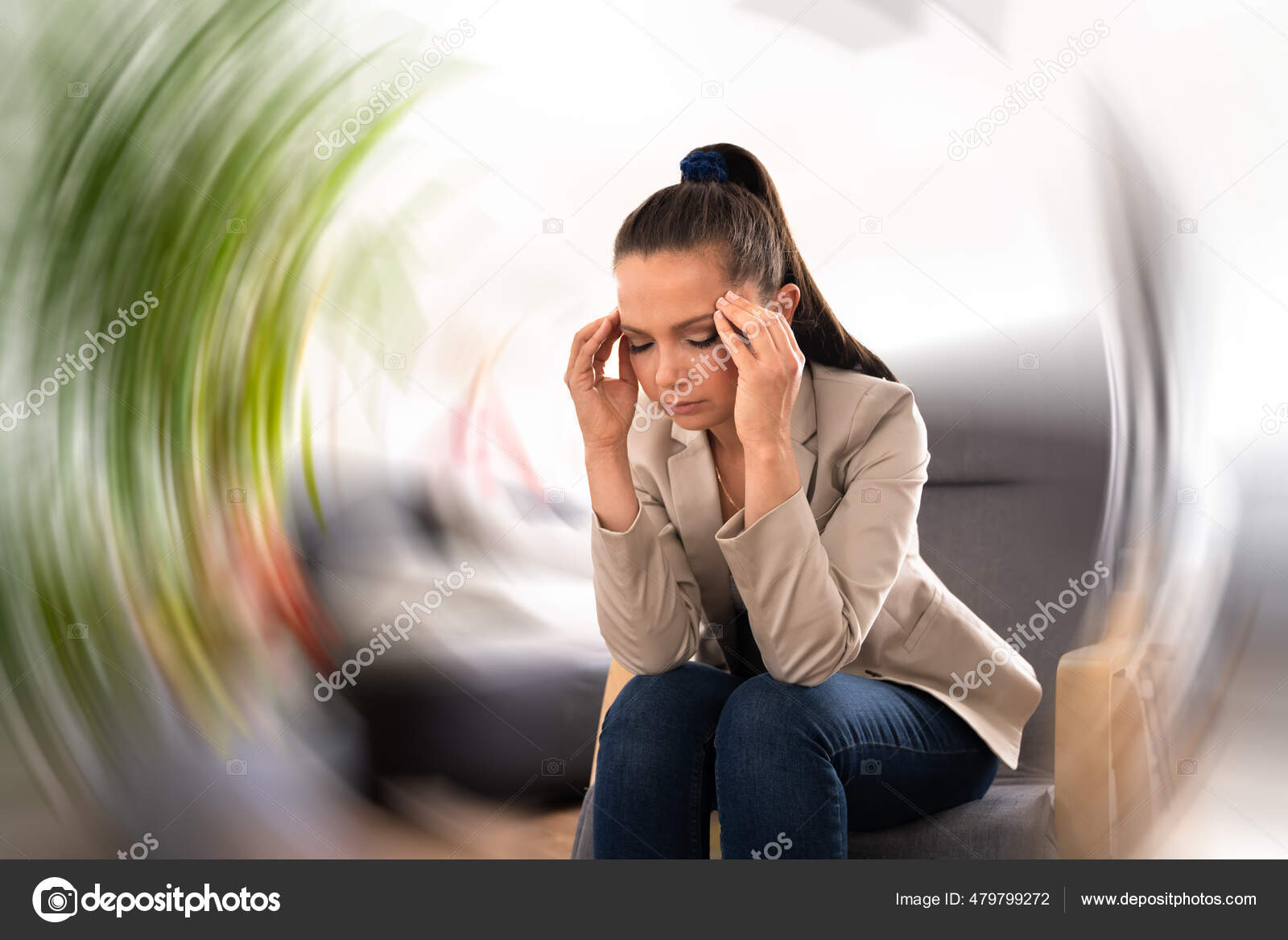 Vertigo Dizziness Bppv Brain Pain Stroke — Stock Photo © AndreyPopov ...
