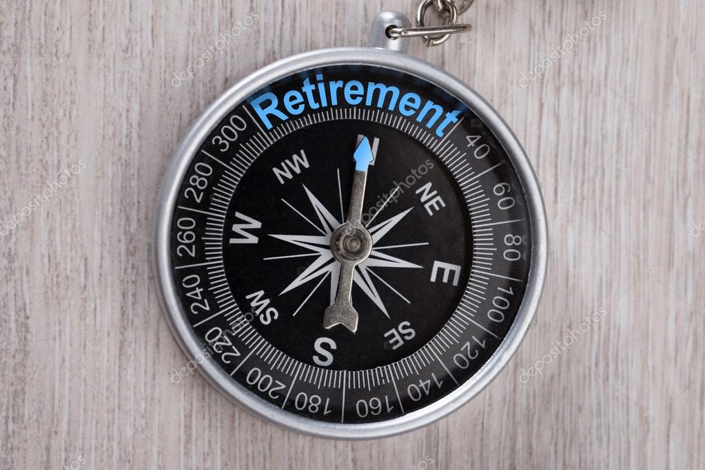 Compass Indicating Retirement Word Stock Photo by ©AndreyPopov 62703211