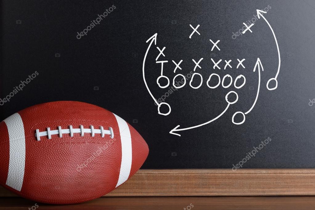 Football Plays Chalkboard