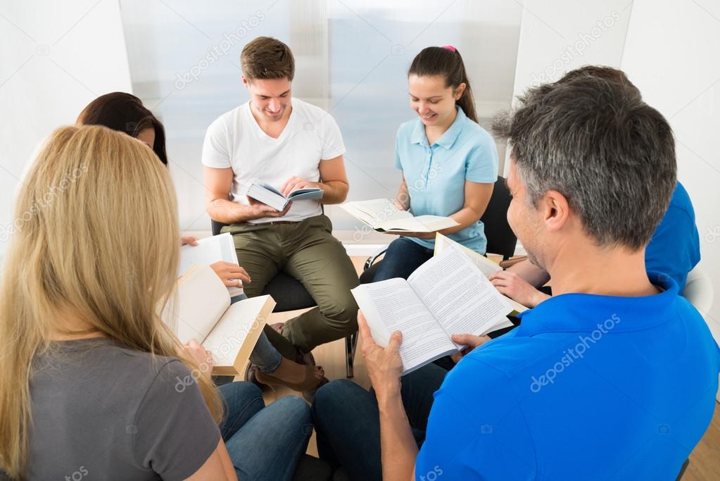 People Reading books — Stock Photo © AndreyPopov #66382915