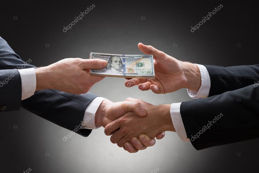 Business Handshake Money