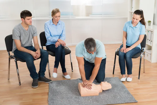 Teaching First Aid Cpr Technique — Stock Photo © AndreyPopov #88778932