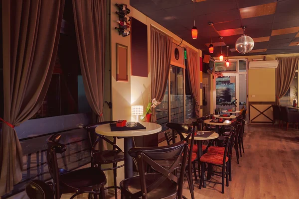 Cafe Interior Retro Design Stock Photo by ©krsmanovic 86241798