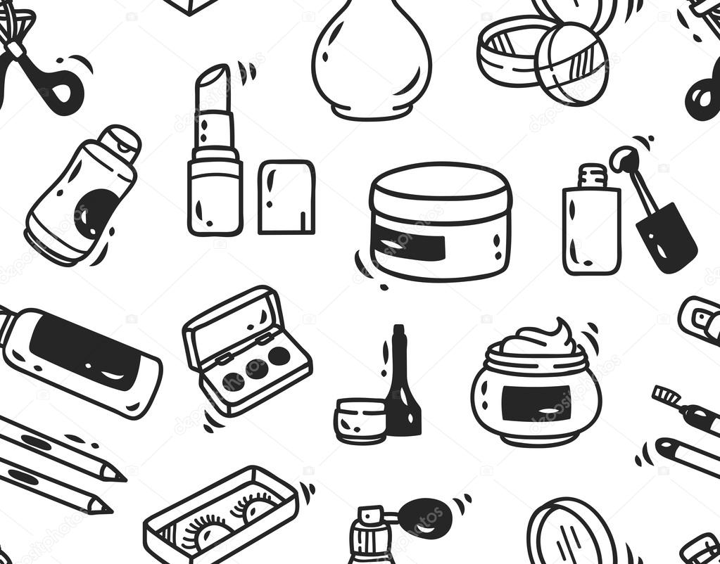 Make up kit background Stock Vector Image by ©mhatzapa #124307870