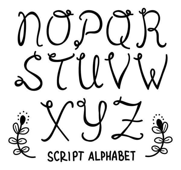 Alfabeto script - Imagui