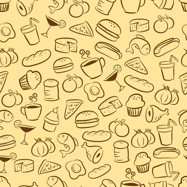 Pattern for a cafe and a restaurant Stock Vector Image by ©mulmertir ...