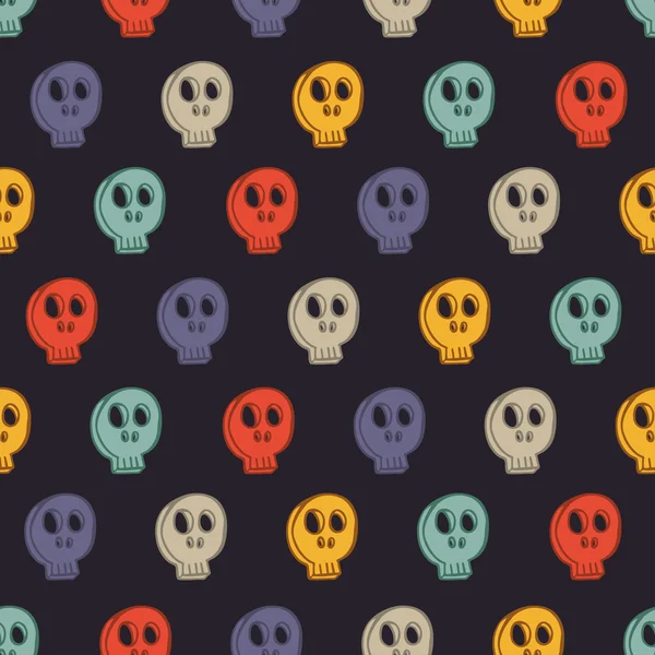Colorful skull pattern Stock Vector Image by ©mhatzapa #59810501