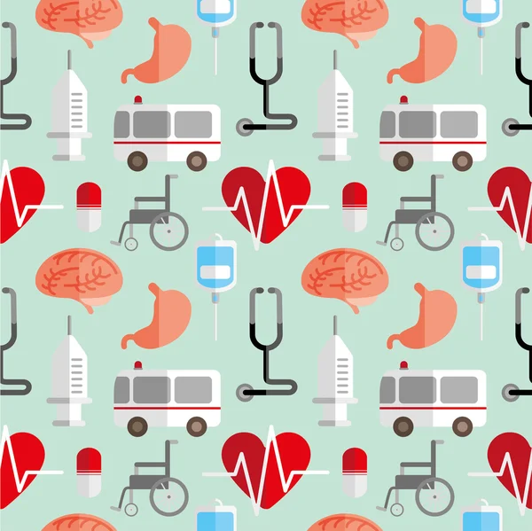 Hospital pattern background Vector Art Stock Images | Depositphotos
