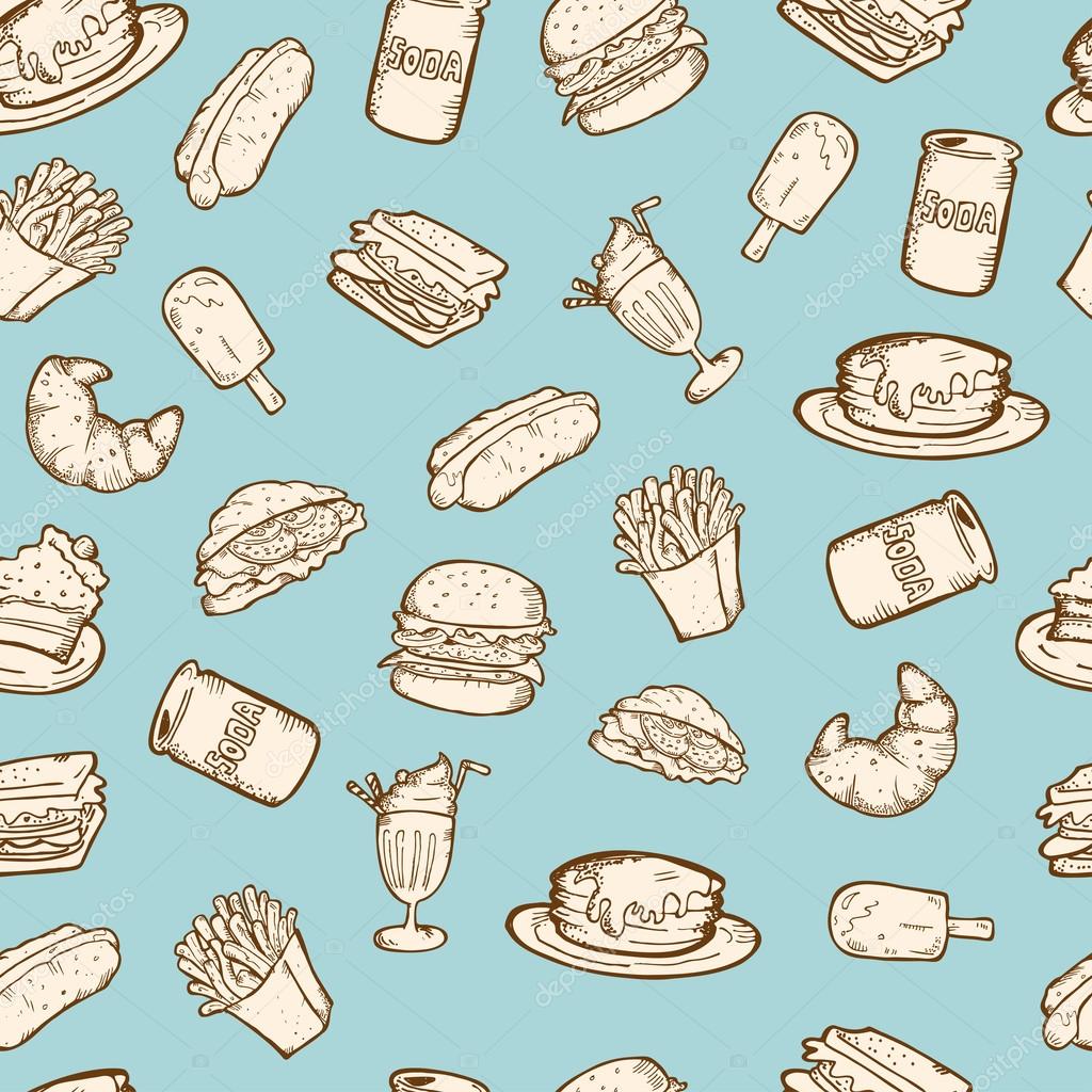 Vintage Food Wallpaper