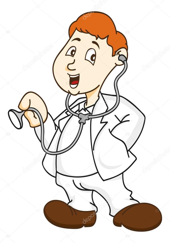 Doodle doktor kreslený — Stock Vektor © mhatzapa #59809011