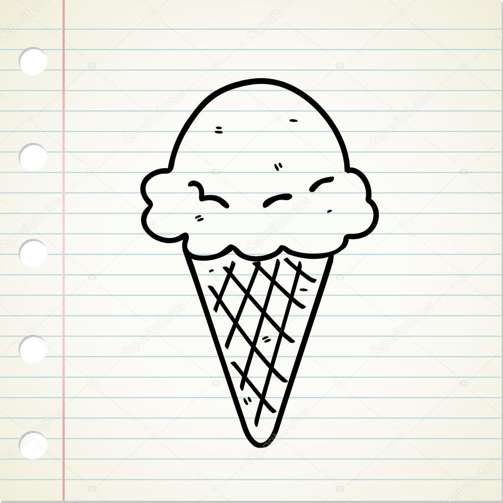 Ice Cream Cone Doodle at Lori Sullivan blog