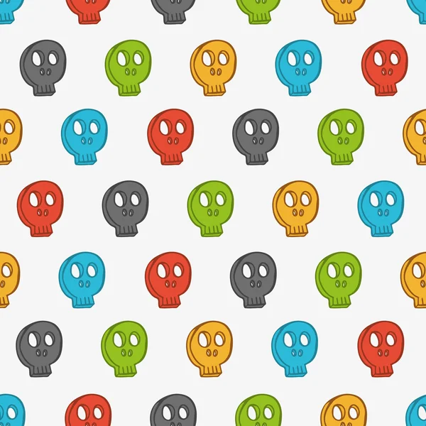 Colorful skull pattern Stock Vector Image by ©mhatzapa #59810963