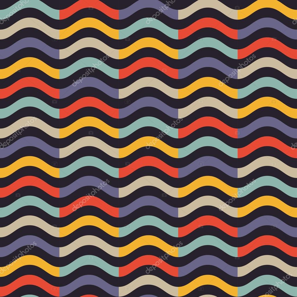 Colorful wave pattern Stock Vector by ©mhatzapa 59810005