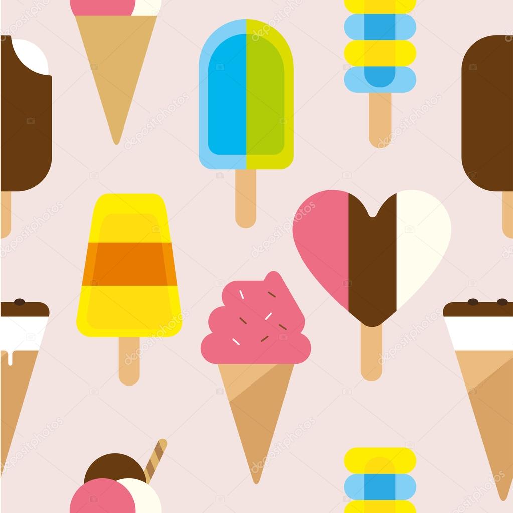 Color ice cream background Stock Vector Image by ©mhatzapa #59810443