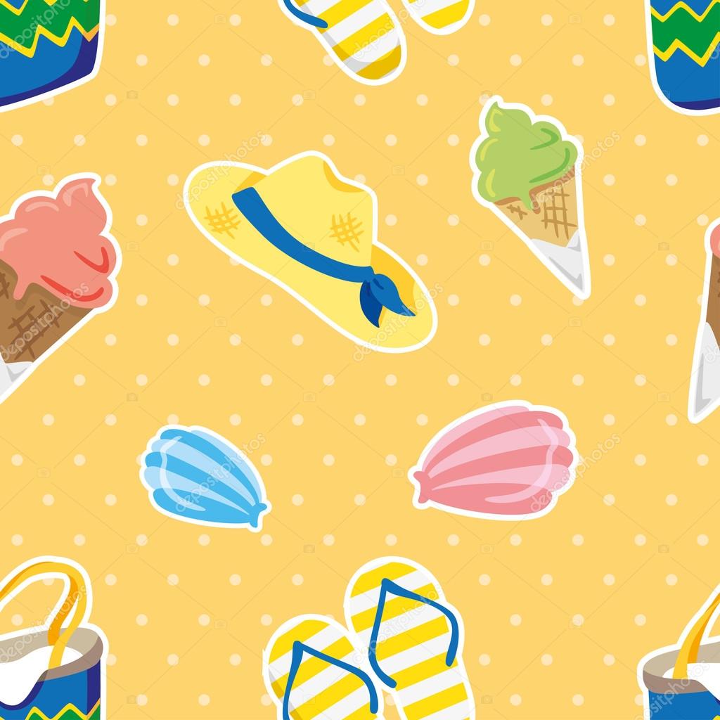 Beach stuff background Stock Vector Image by ©mhatzapa #59810725