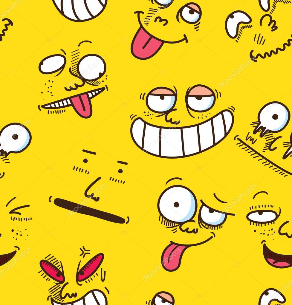 Cartoon face background Stock Vector Image by ©mhatzapa #81207312