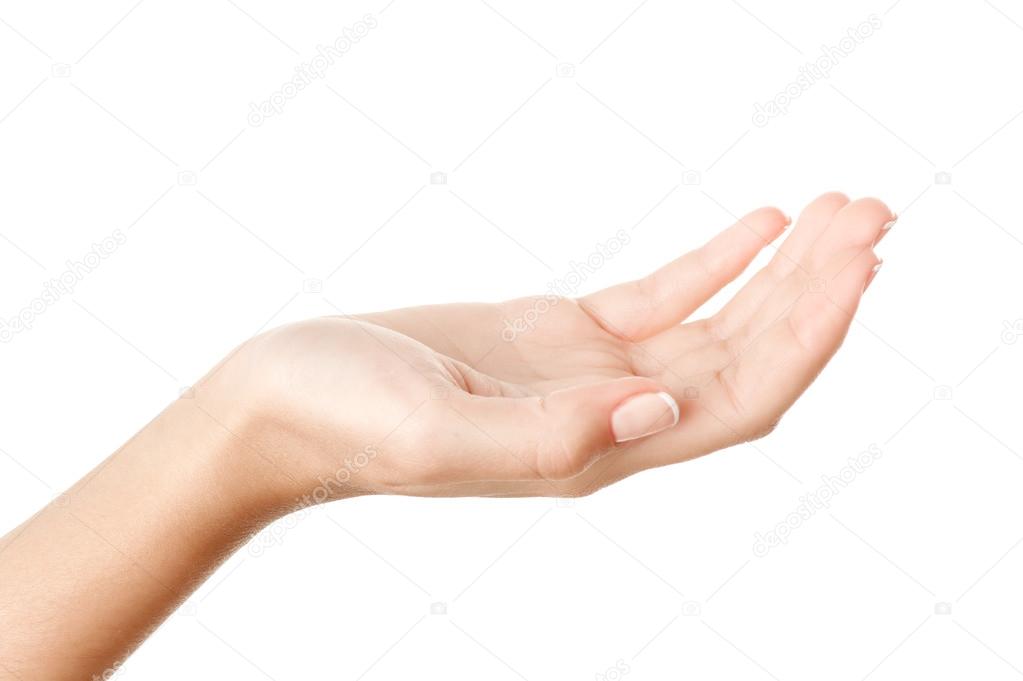 Holding something invisible Stock Photo by ©taratata 63032765