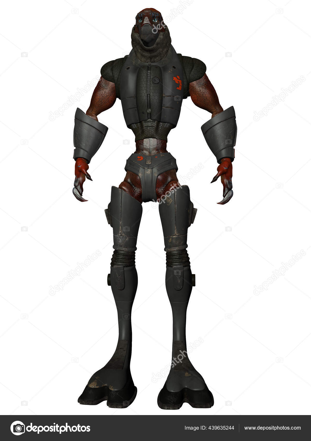 Render Alien Figure — Stock Photo © Digitalstudio #439635244