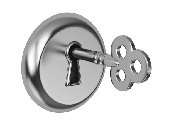 Key in keyhole Stock Photo by ©Sashkin7 10701312