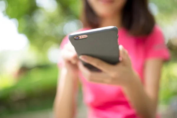 Woman surfing internet on smart phone - Stock Image - Everypixel