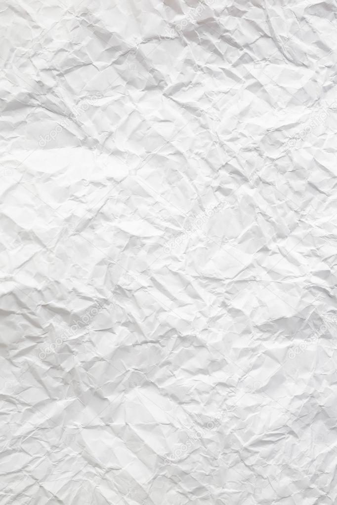 Crumpled white paper sheet Stock Photo by ©leungchopan 118051724