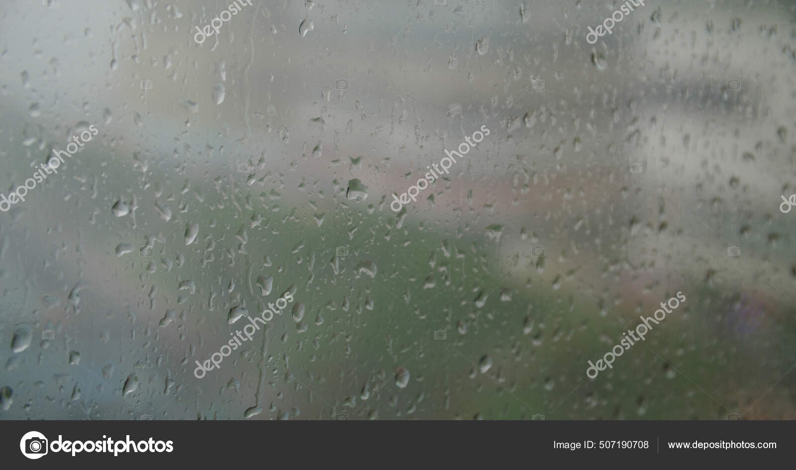 Raining Window Bad Weather — Stock Photo © leungchopan #507190708