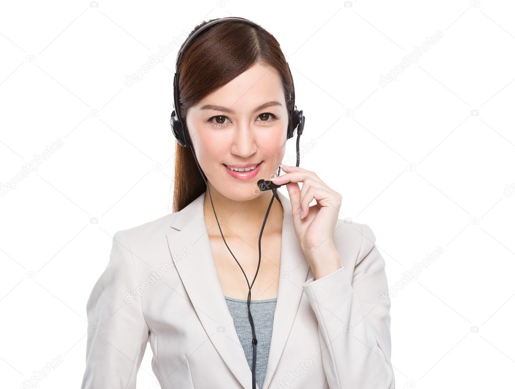 Call center operator — Stock Photo © leungchopan #58483589