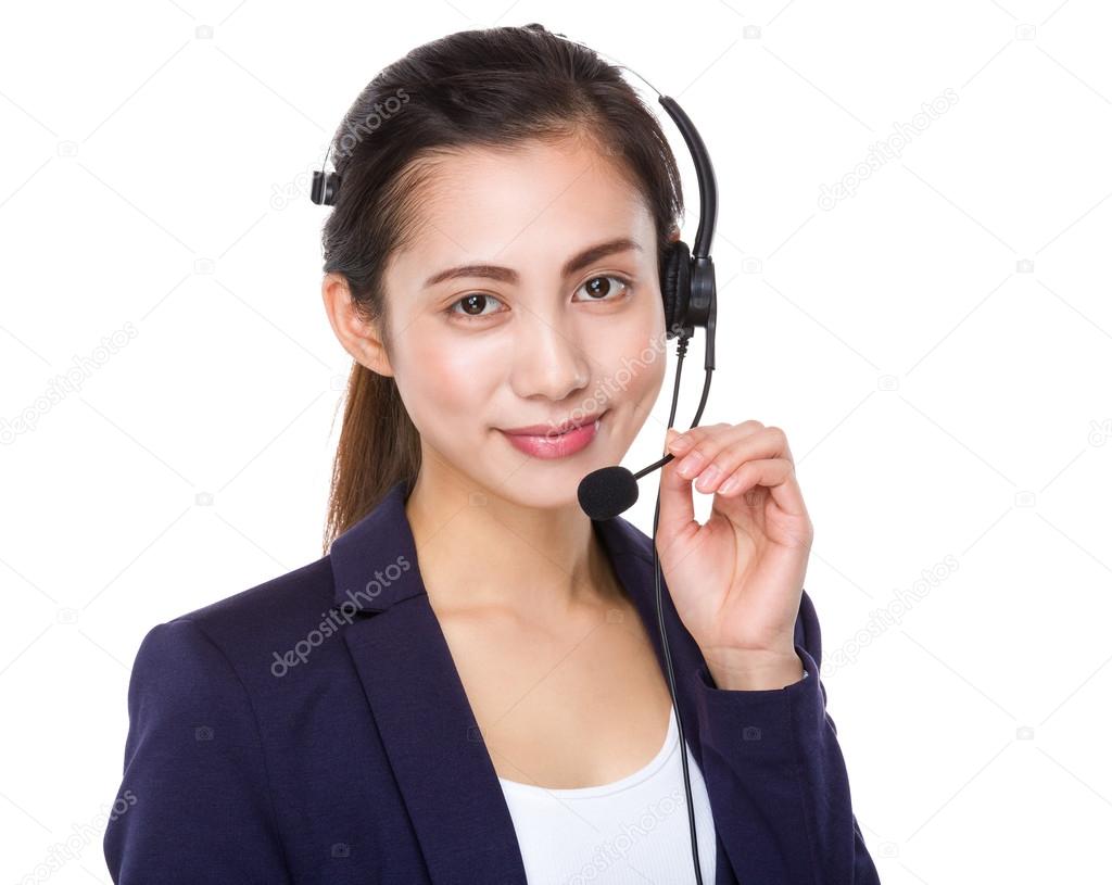 Female Call Center Agent