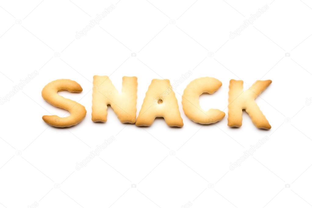 Word snack cookie — Stock Photo © leungchopan #75952567