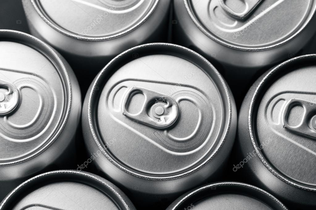 Aluminum beverage cans — Stock Photo © leungchopan #78330030