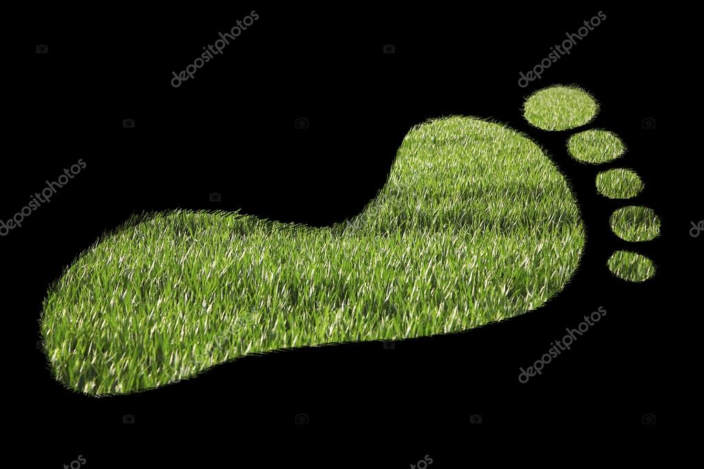 Green footprint Stock Photo by ©londondeposit 57286293