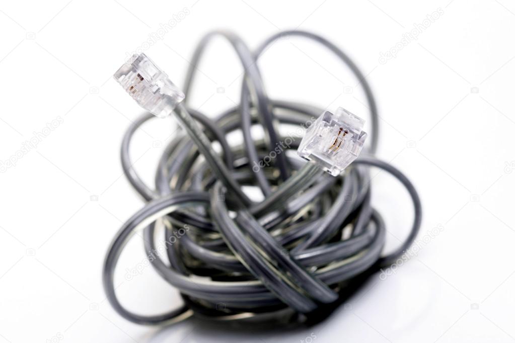 Grey Network cables Stock Photo by ©londondeposit 69080009
