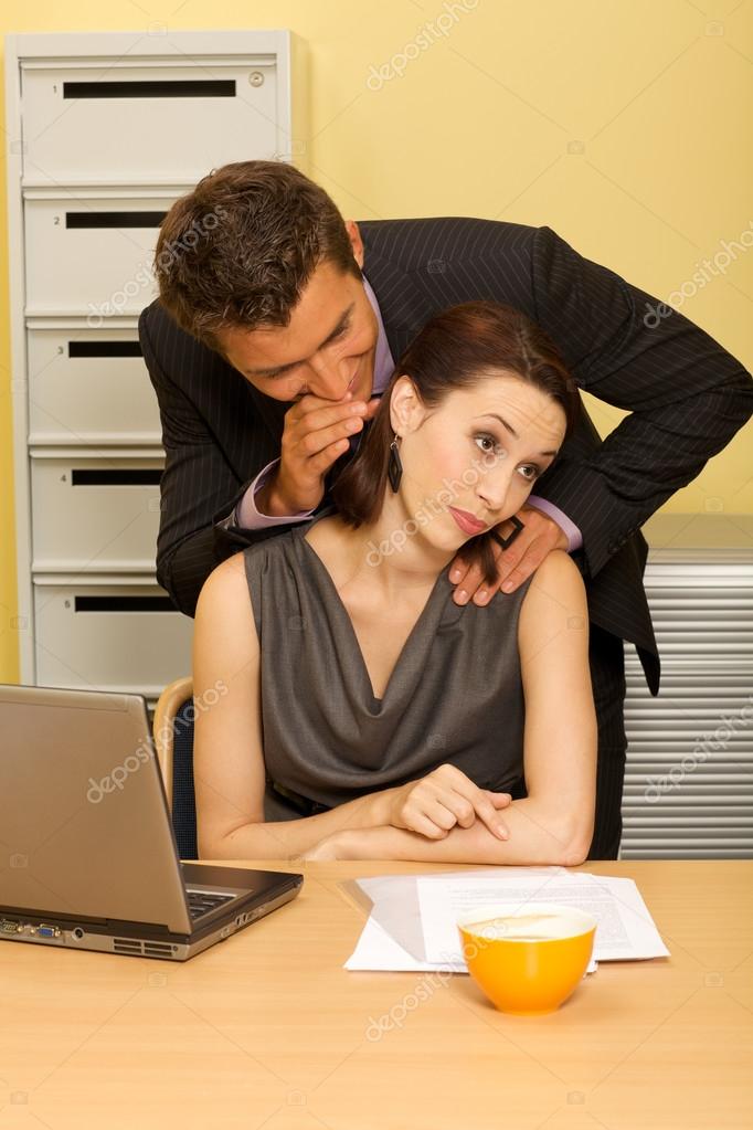 Businessman flirting with businesswoman — Stock Photo © londondeposit ... Businessman flirting with businesswoman — Stock Photo © londondeposit ...