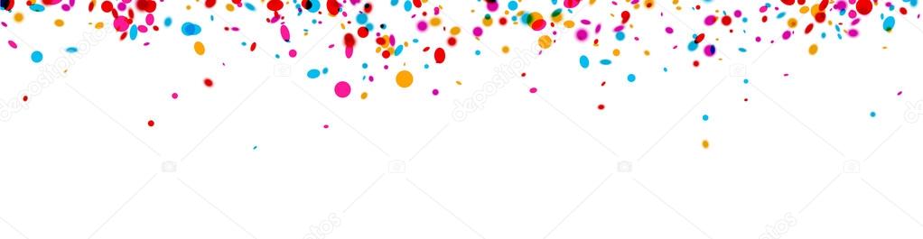 White paper banner confetti Vector Art Stock Images | Depositphotos