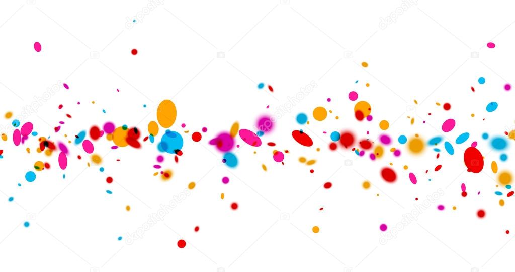 Banner with color confetti. Stock Vector Image by ©Maxborovkov #108603634